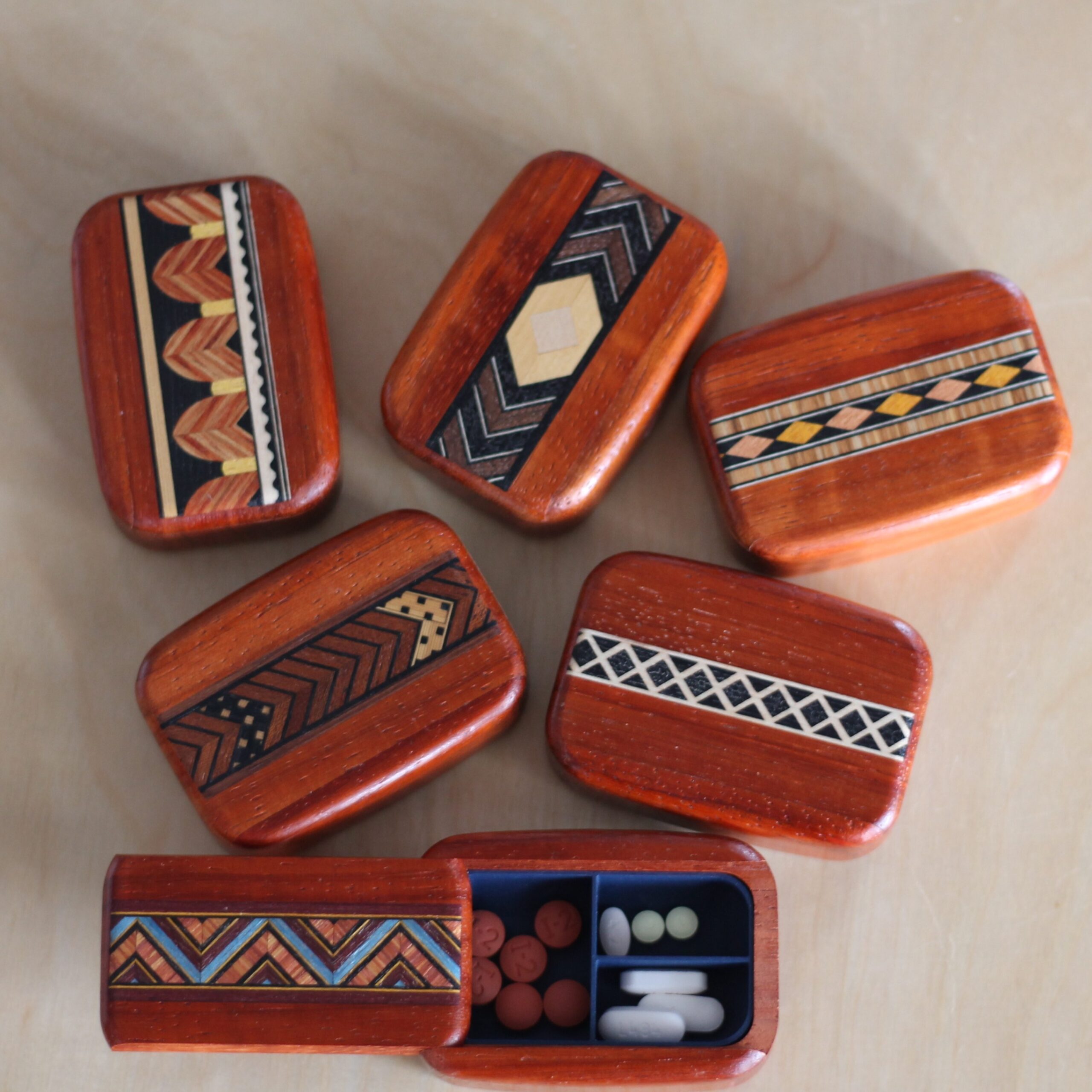 Secret Pill Box with Organizer | JK Creative Wood