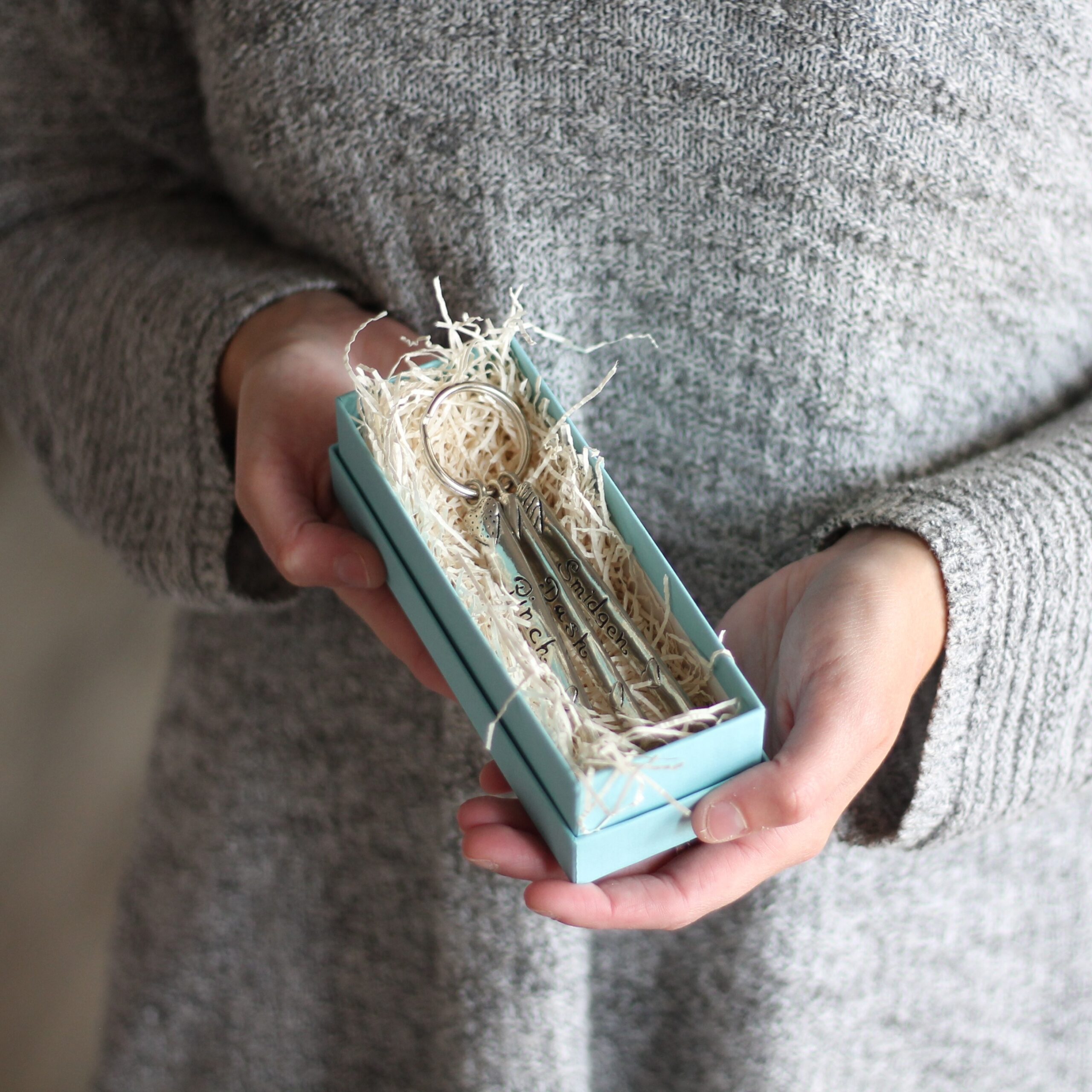 Handmade Pewter Smidgen Measuring Spoon Set | JK Creative Wood